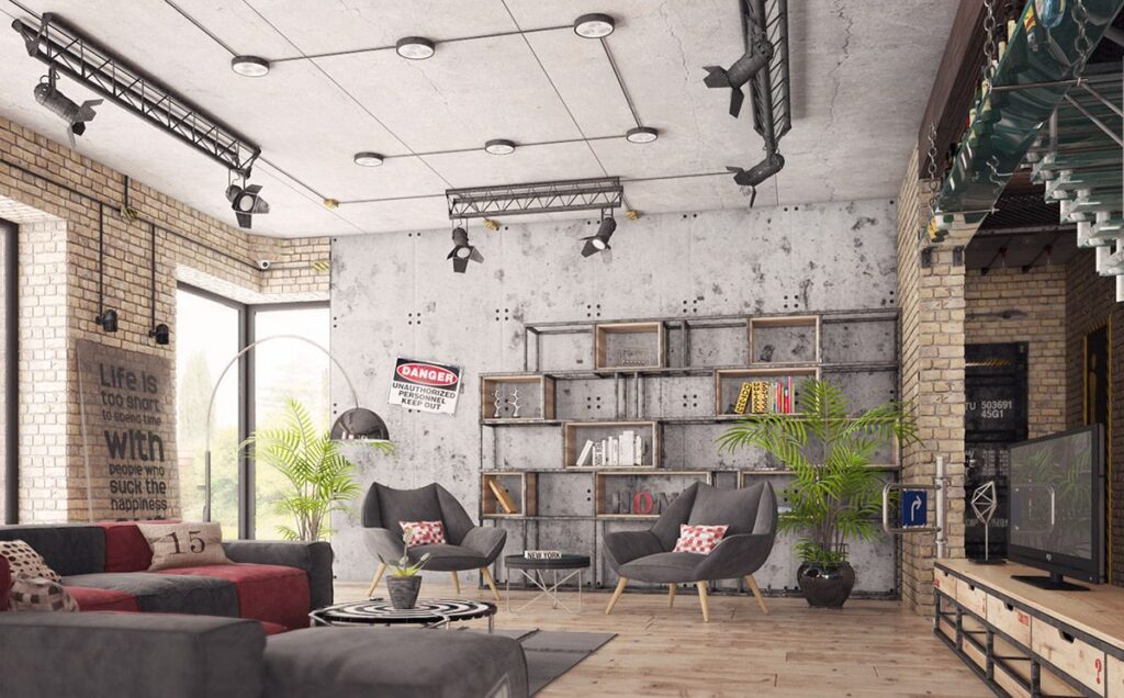The Combination Of Scandinavian And Industrial Design Styles