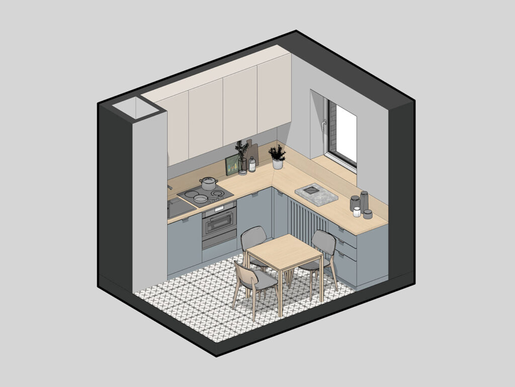 A Fantastic Design For a 43-Square-Meter Apartment