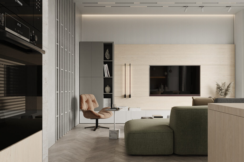 The Modern Aesthetic In An Apartment Interior Design